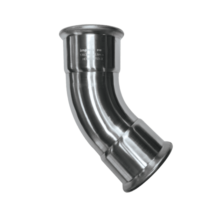 Impress Large Bore Elbow 45 Degree Female / Female - Ibex